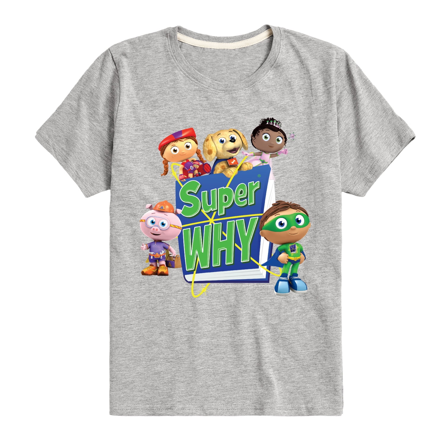 Super Why - Super Why Group - Youth Short Sleeve T-Shirt - Walmart.com