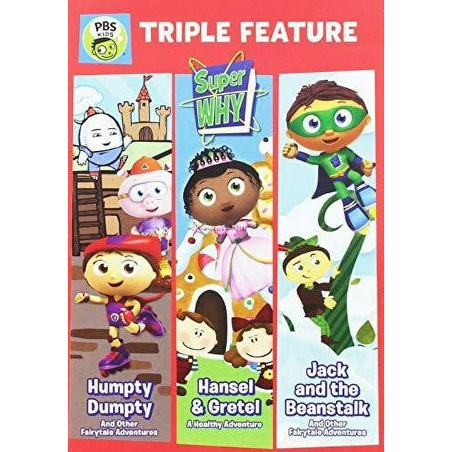 Super Why!: Triple Feature (DVD), PBS (Direct), Kids & Family - Walmart.com