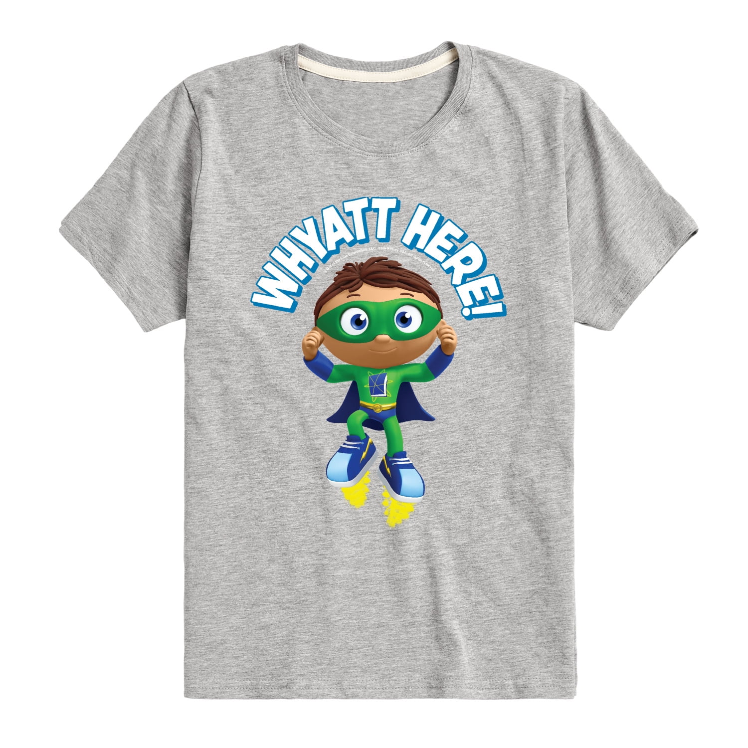 Super Why - Whyatt Here - Toddler And Youth Short Sleeve Tee - Walmart.com
