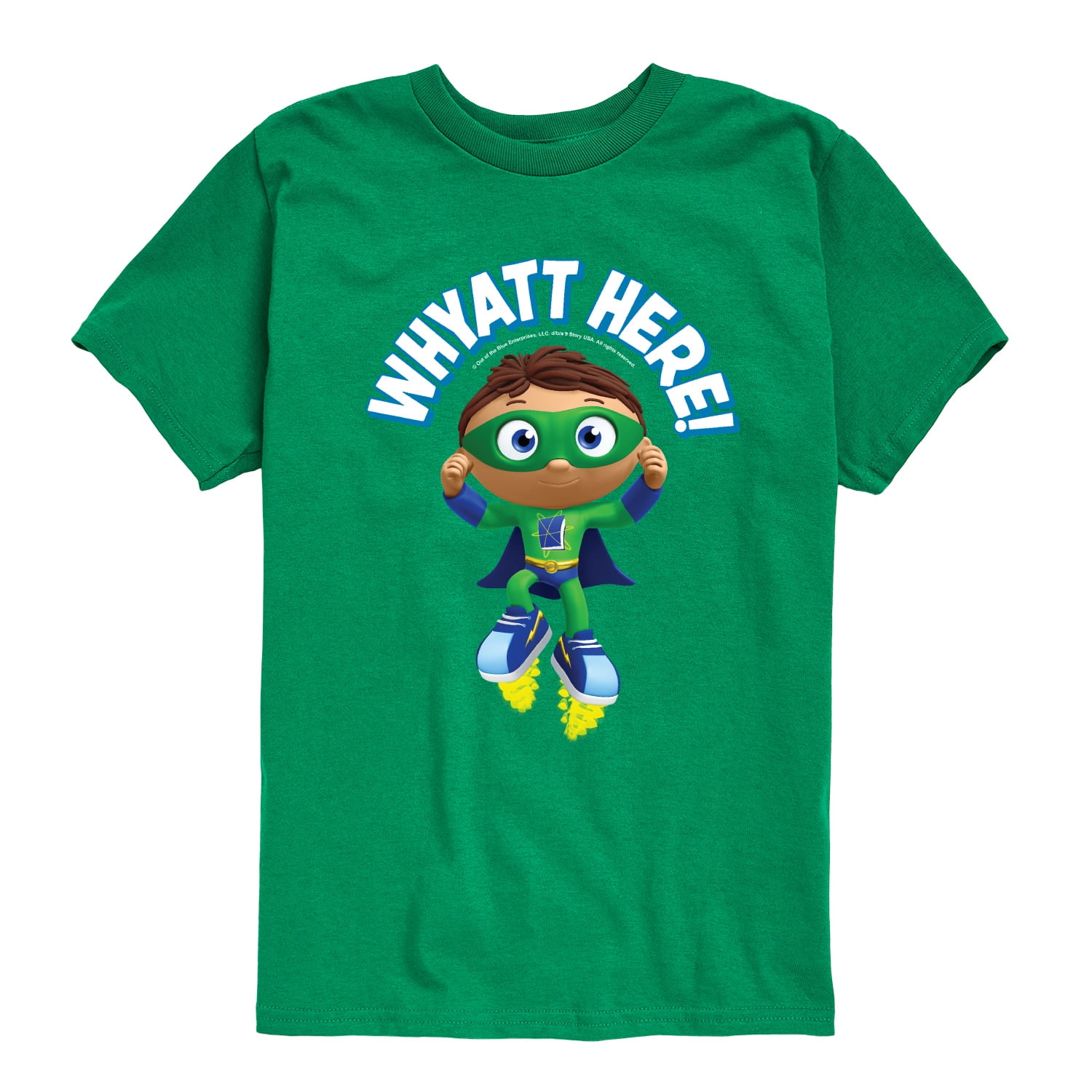 Super Why - Whyatt Here - Toddler And Youth Short Sleeve Tee - Walmart.com