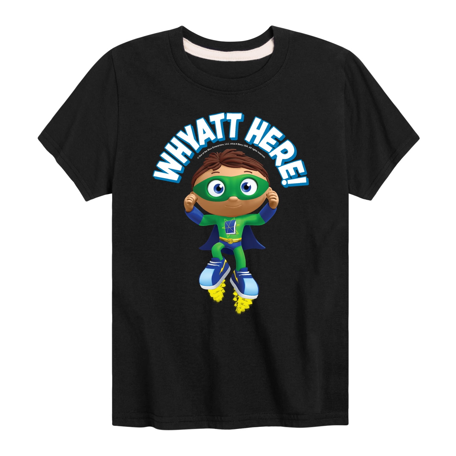 Super Why - Whyatt Here - Youth Short Sleeve T-Shirt - Walmart.com