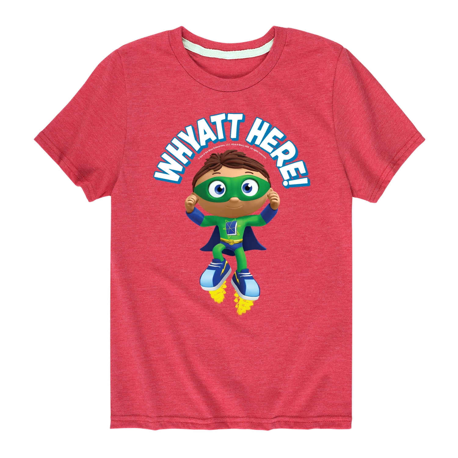 Super Why - Whyatt Here - Youth Short Sleeve T-Shirt - Walmart.com