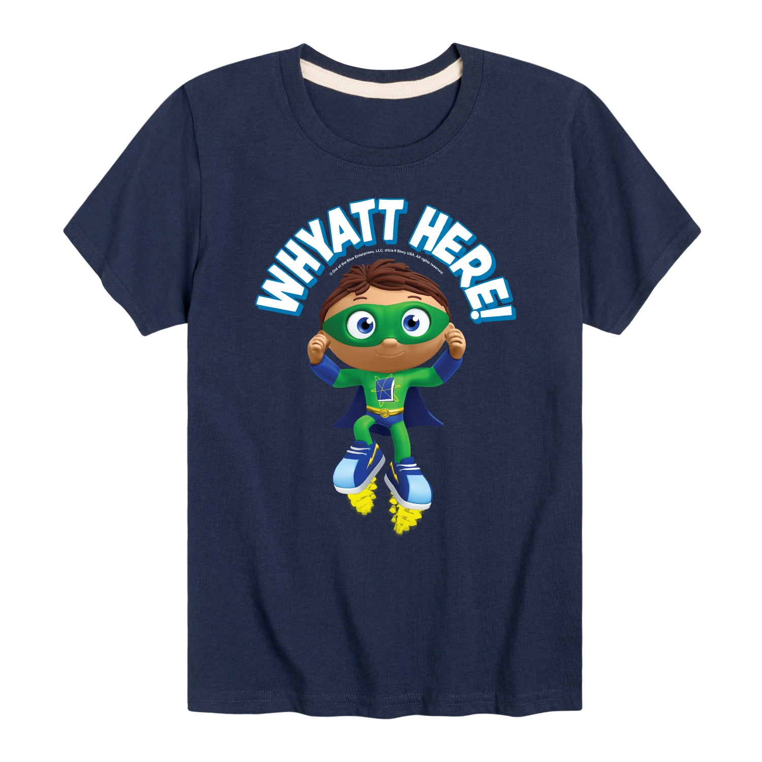 Super Why - Whyatt Here - Youth Short Sleeve T-Shirt - Walmart.com