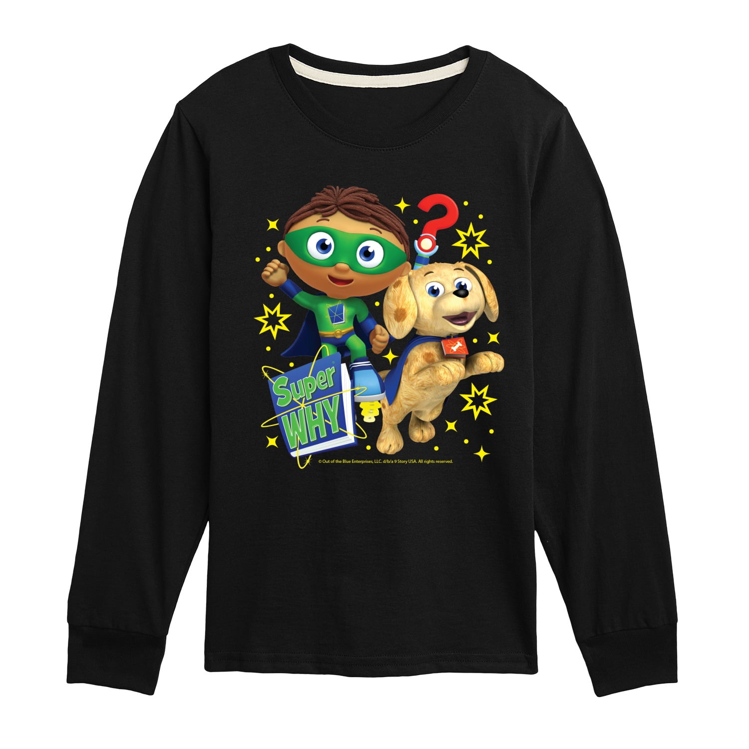 Super Why - Whyatt Puppy - Youth Boys Long Sleeve Graphic T-Shirt ...