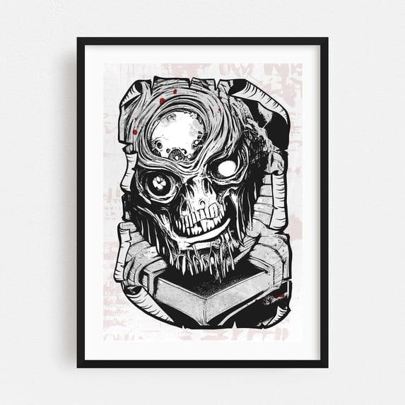 Super Wicked Evil Dead. Evil Spirits - Illustration Skull Creepy Gothic ...