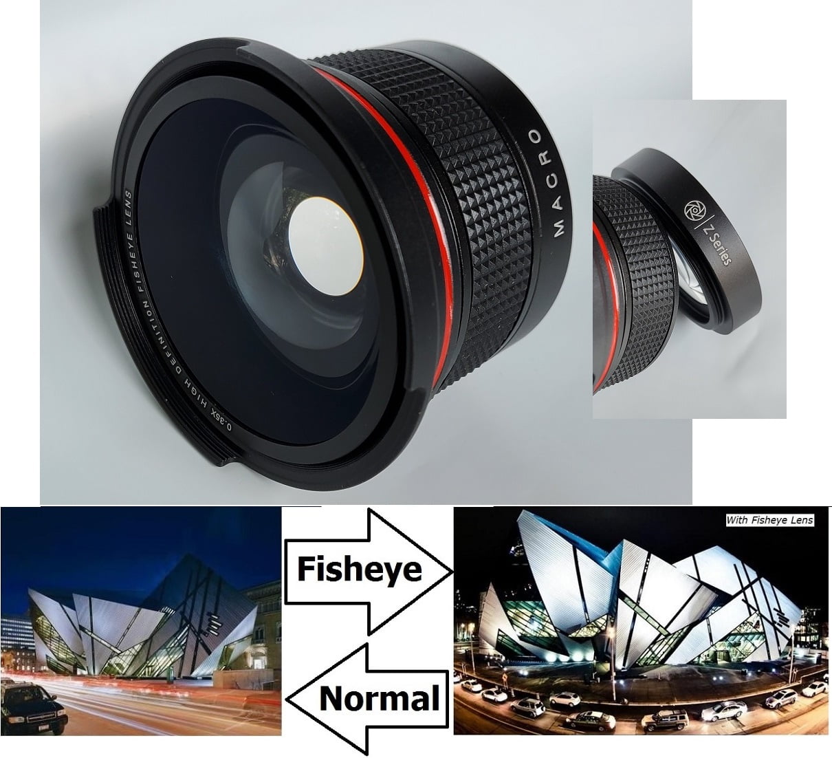 Super Wide Hi Def Fisheye Lens For Canon EOS R7 R10 (55mm Size ...
