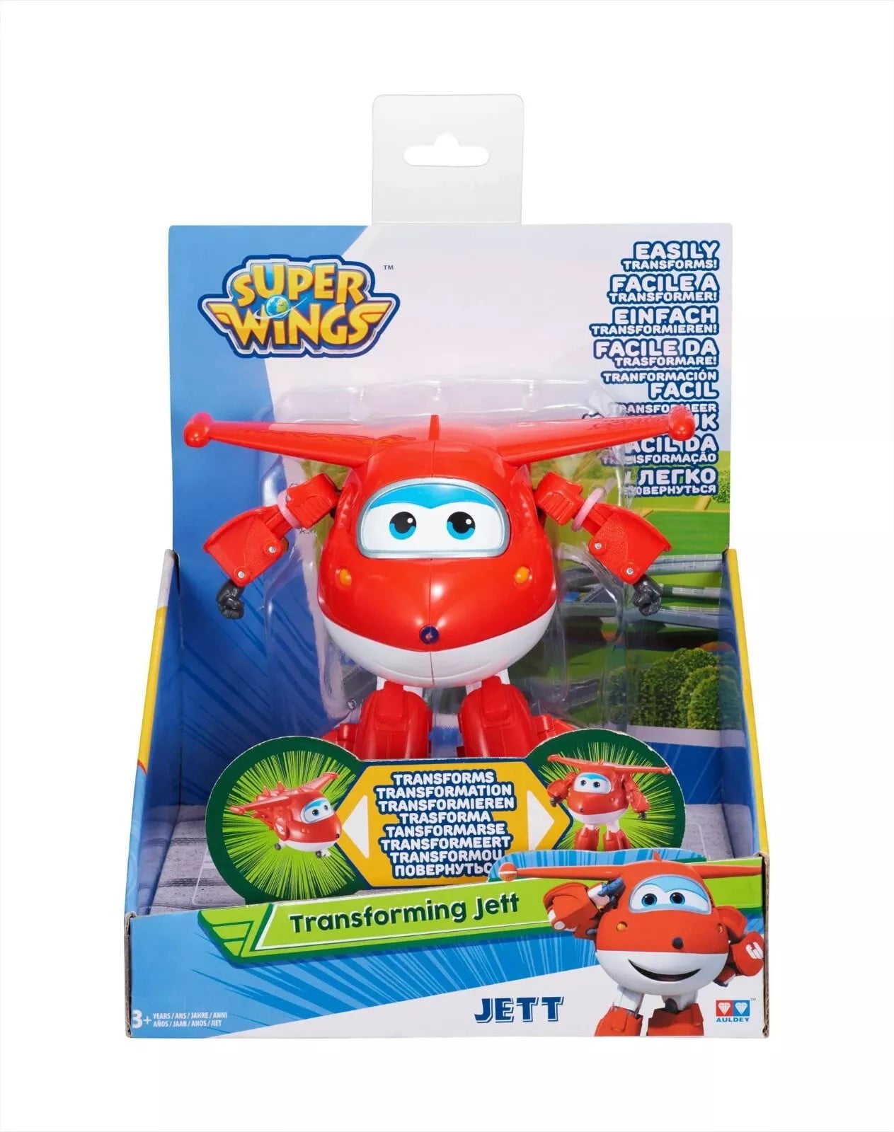 Super Wings Transforming Jett Classic Jet - Action Figure Toy - Walmart.com