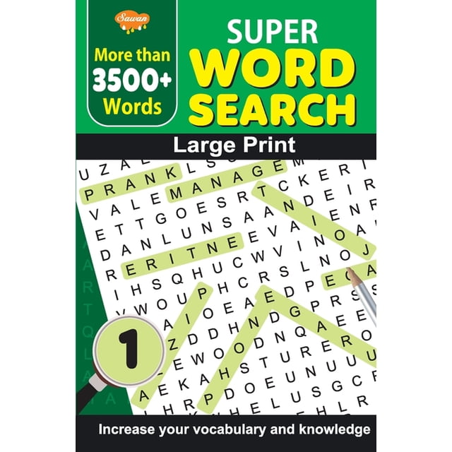 Super Word Search 1 (Paperback) - Walmart Business Supplies