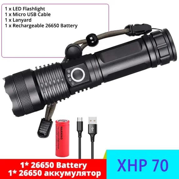 Super XHP120 Powerful Led Flashlight XHP90 High Power Torch Light ...