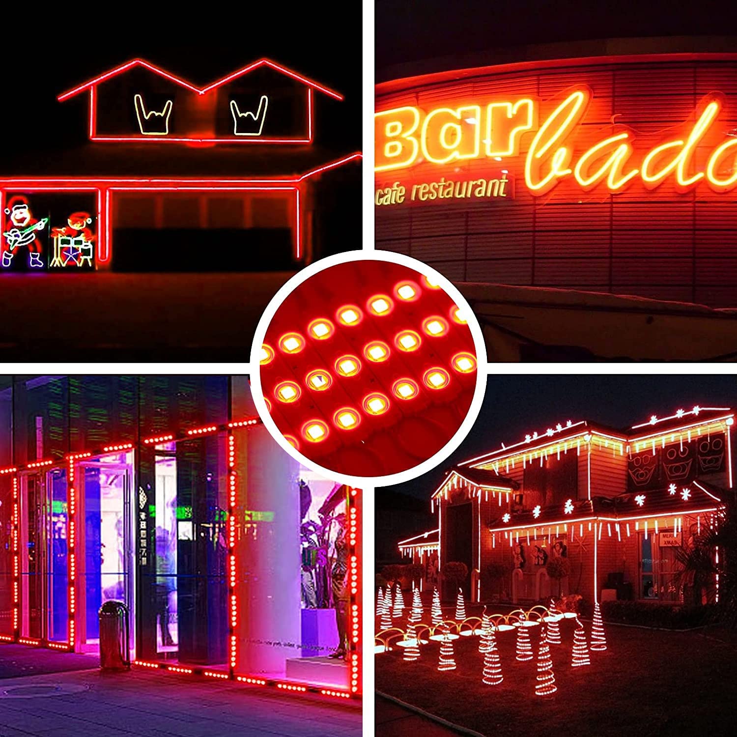 Super bright IP65 waterproof 5050 SMD module light LED DC12V sign ...