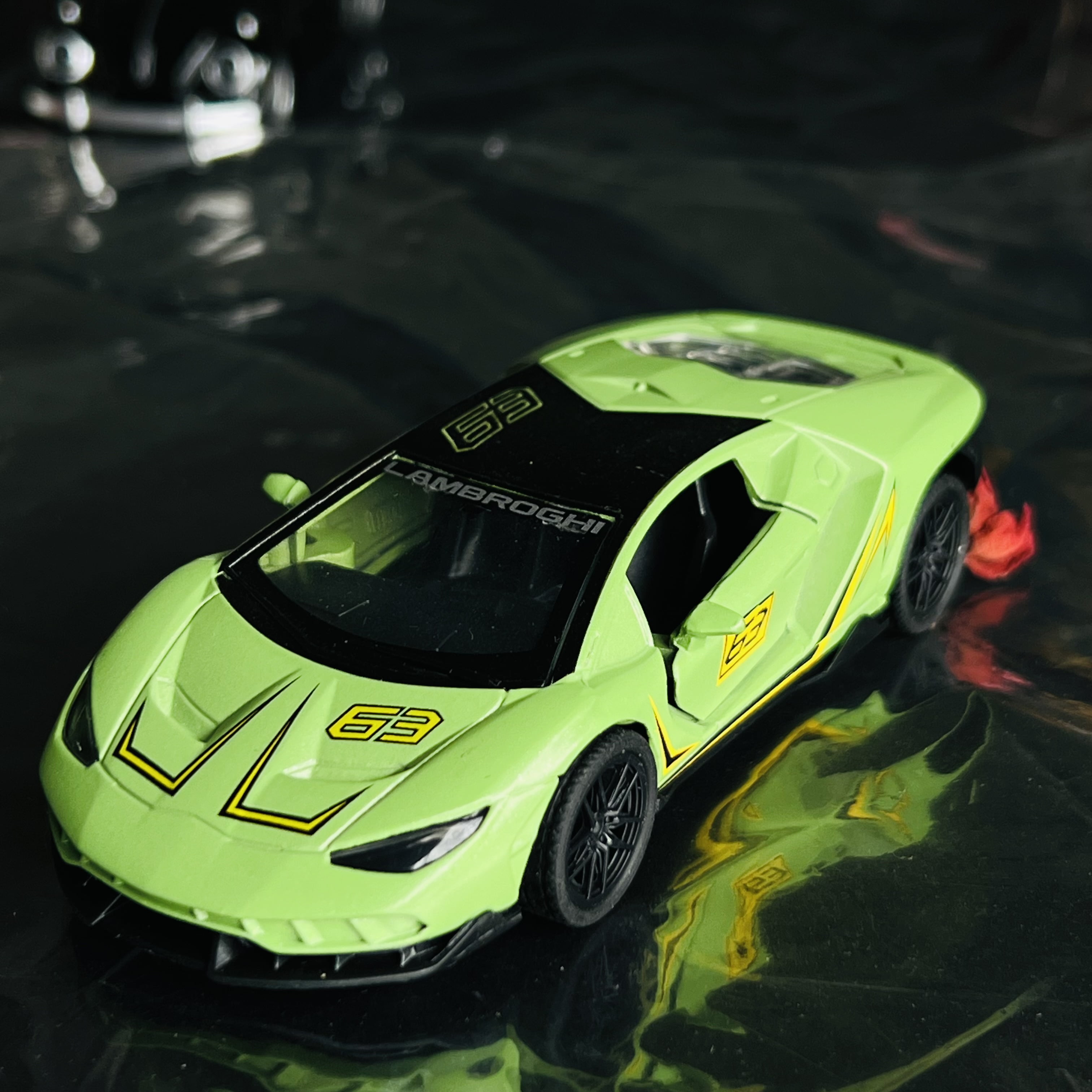 Super cool metal sports car model simulation can open doors, children's ...