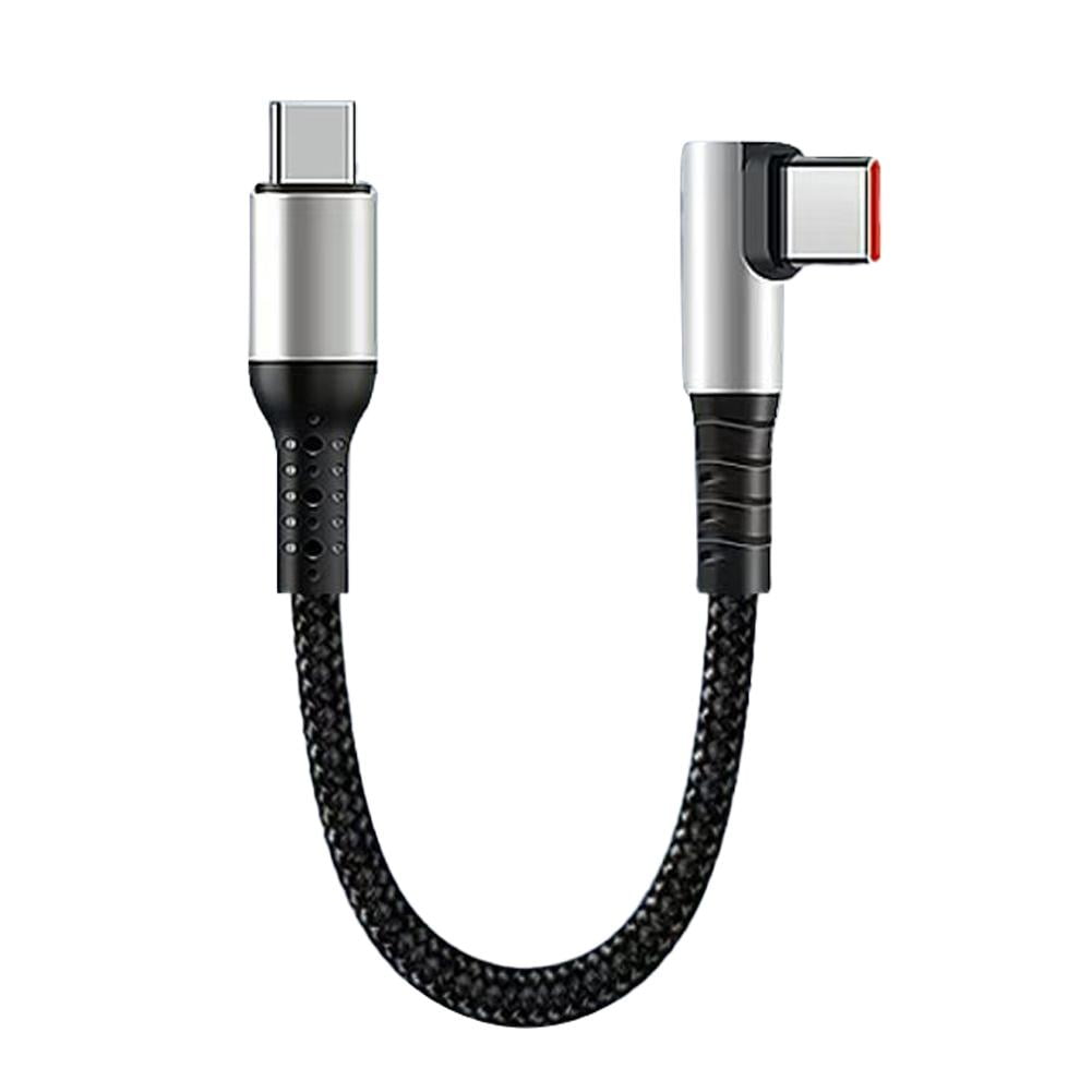 Super fast charging elbow type c charging cable car data cable power ...