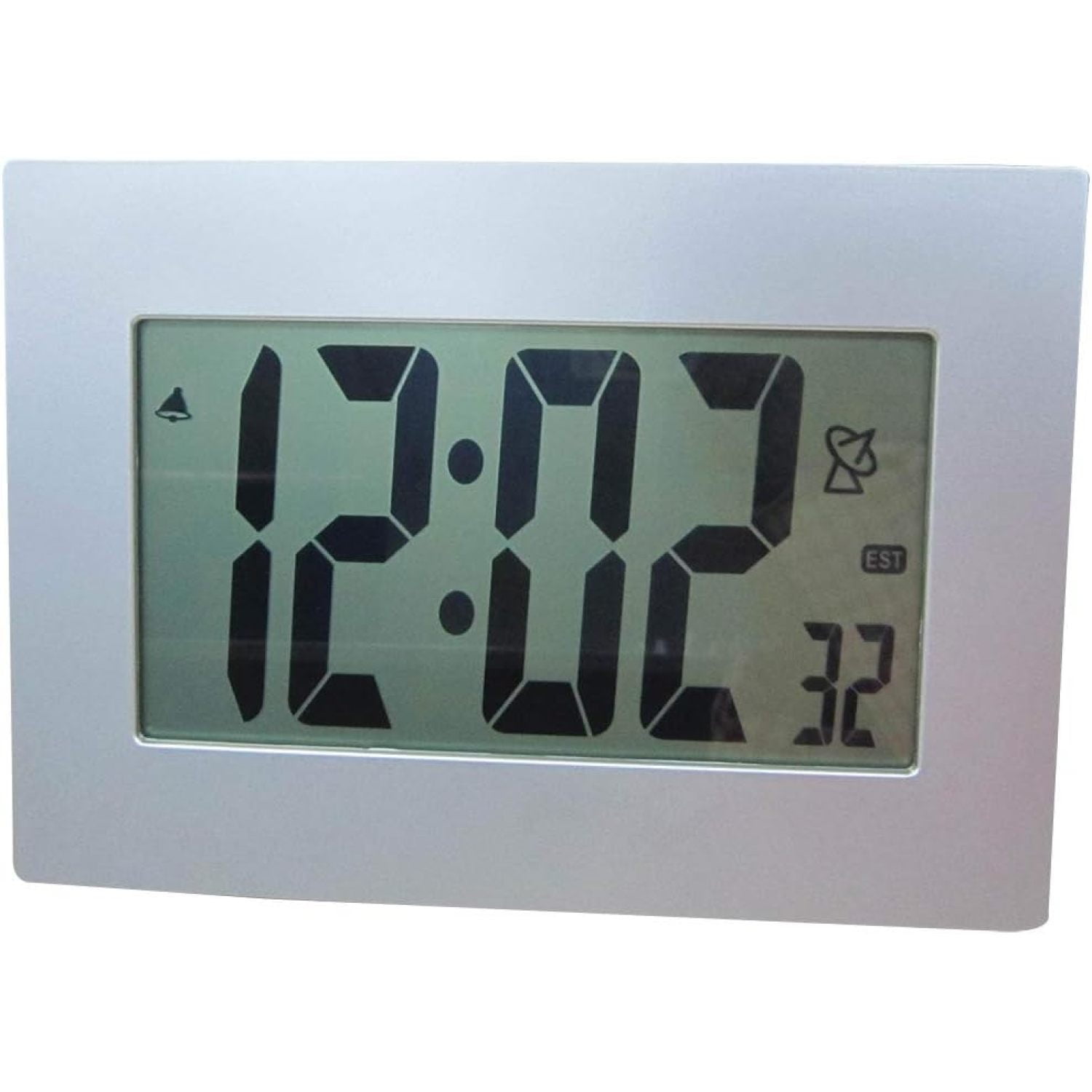 Super large 3.5" LCD numbers atomic clock with alarm and stand ...