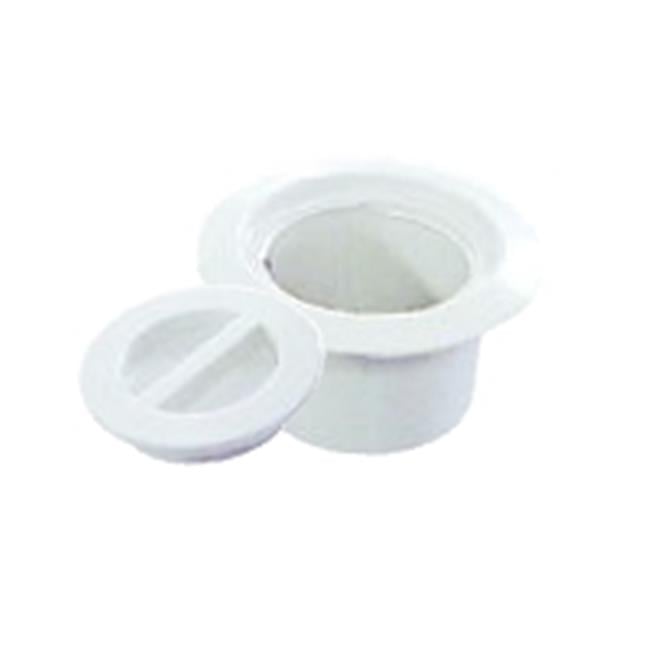 Super-pro CMP25571000000 Volleyball Flange & Flush Cap - White ...