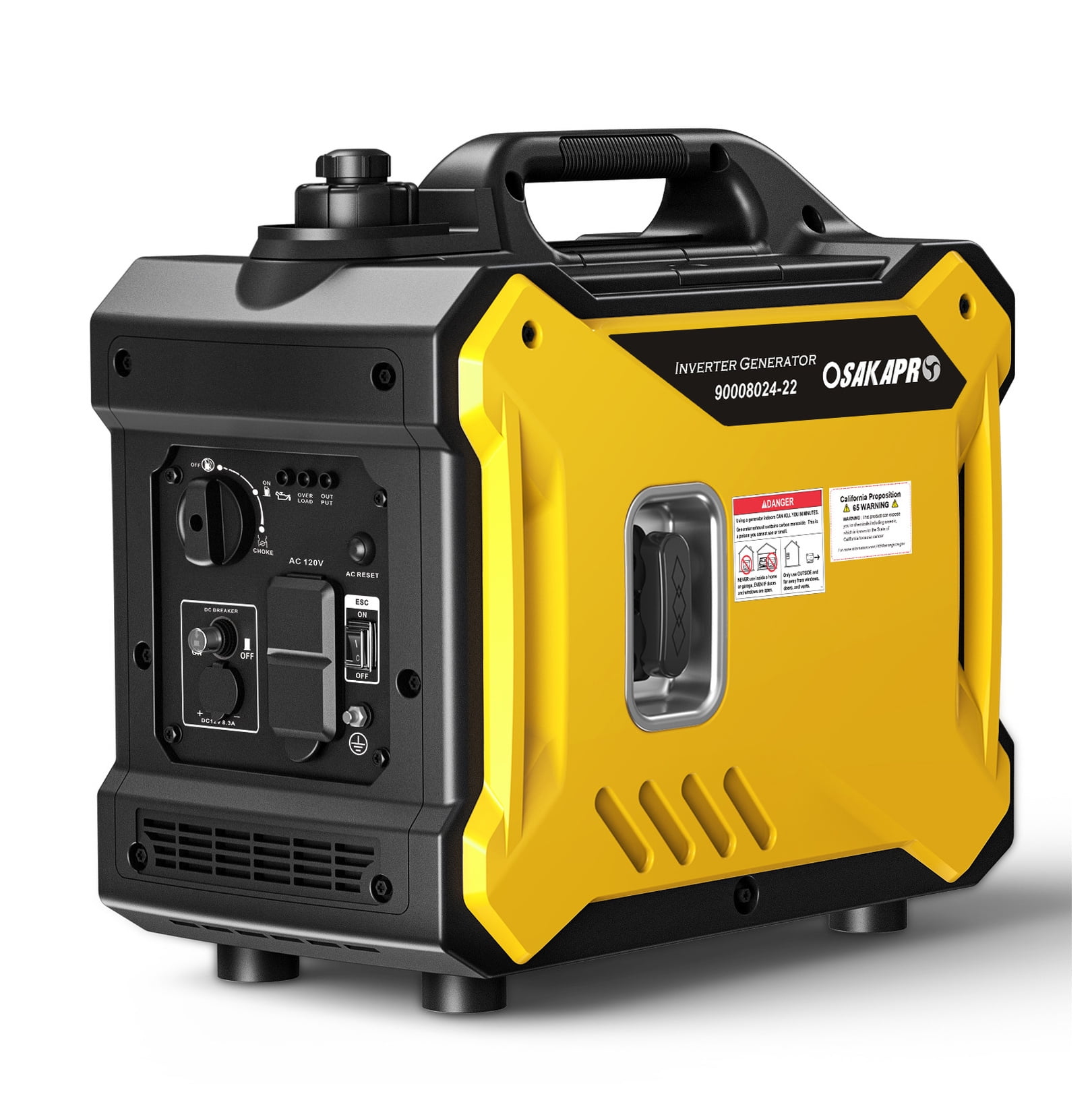 Super quiet Inverter Generator 2000w portable generator, 79.7cc ultra ...