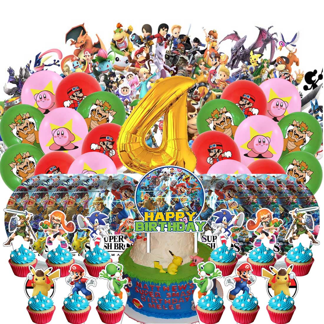 Fallout Balloons Party Supplies 4th Decor Tableware Birthday Cake ...