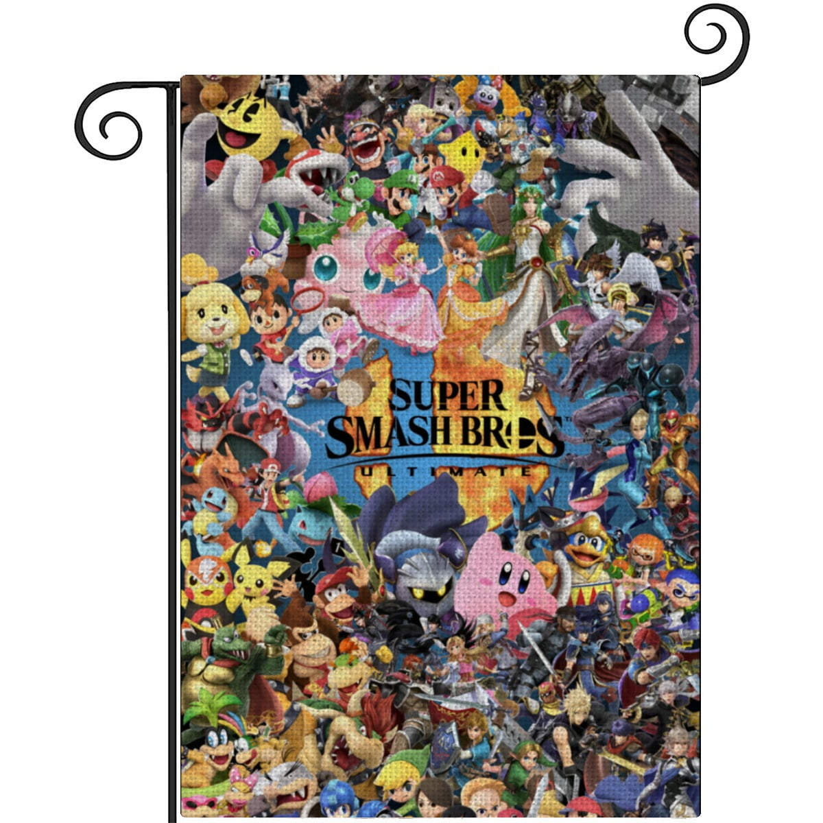 Super smash bros Garden Flags Set of Double Sided 12 x 18 Inch Yard ...