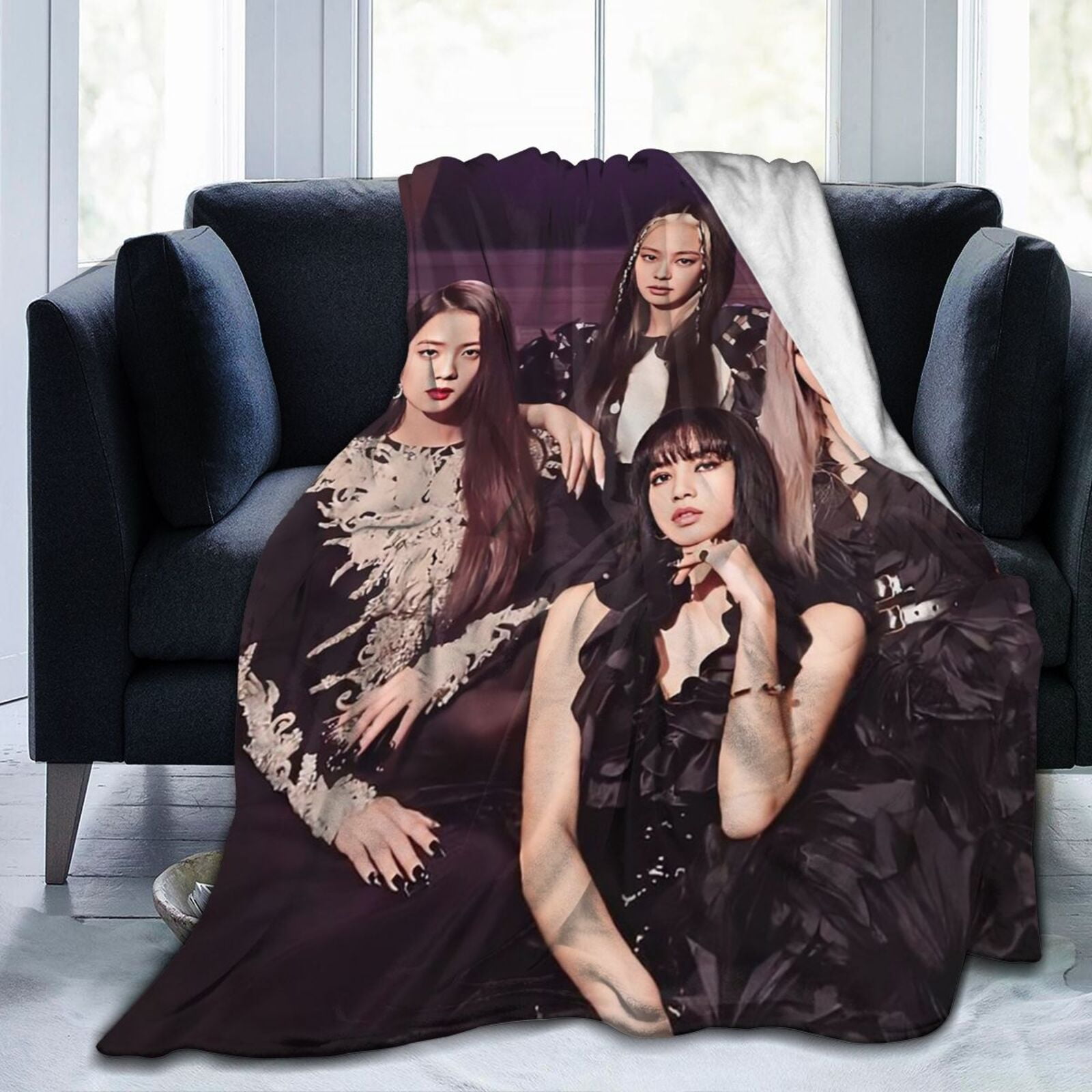 Super soft Blackpink Blanket JISOO JENNIE ROSE LISA blanket comfortable ...