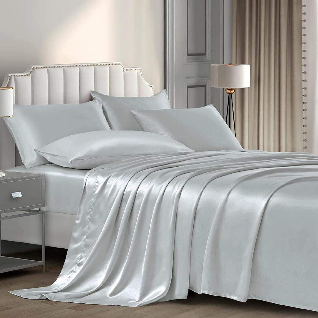 Super soft satin sheet set - Walmart.com