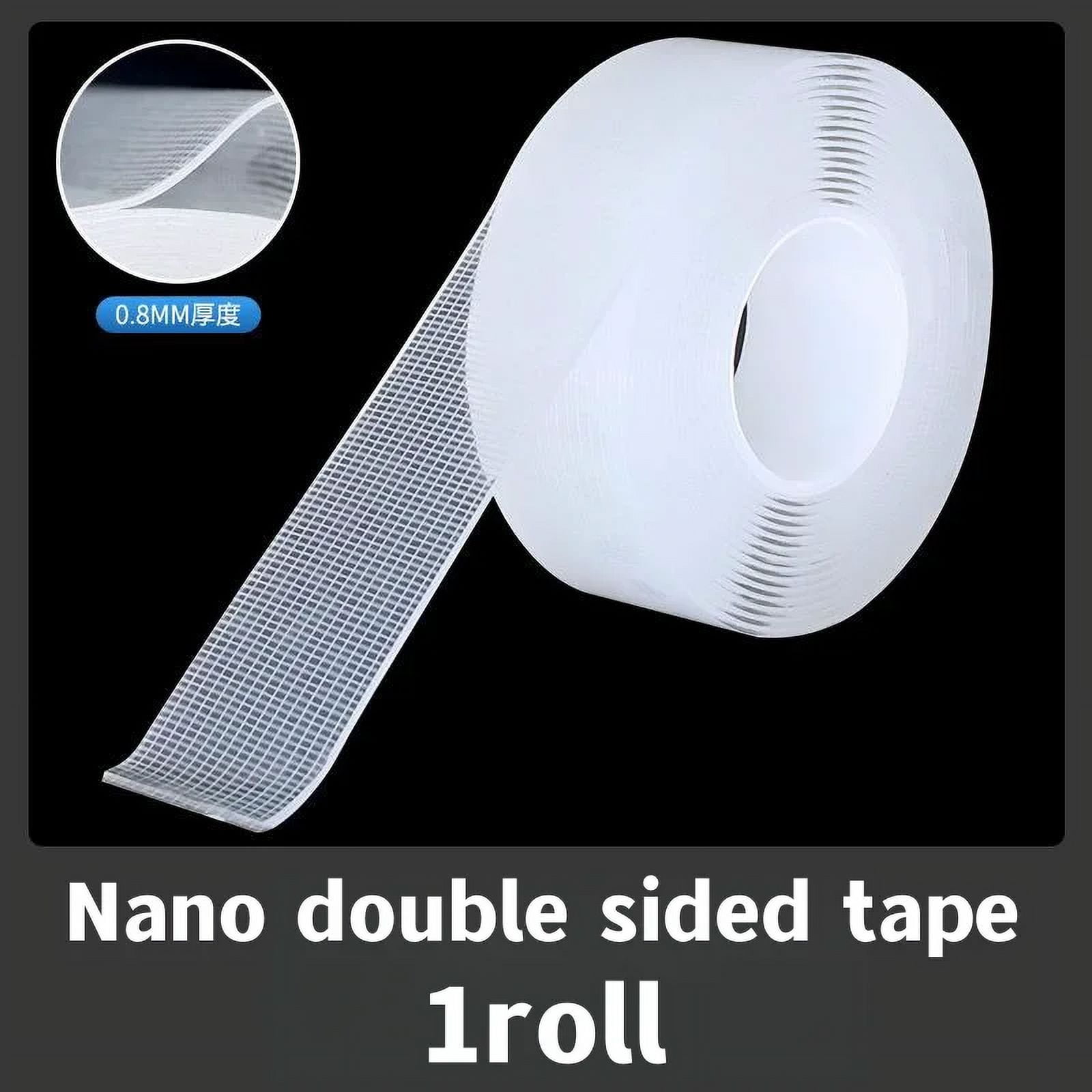 Super strong transparent double-sided adhesive detachable waterproof ...