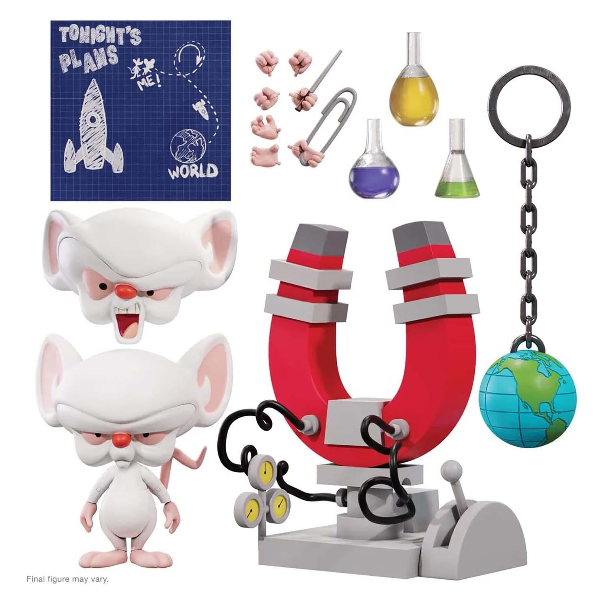 Super7 Animaniacs Ultimates Brain Action Figure, 7-Inch, Articulated ...