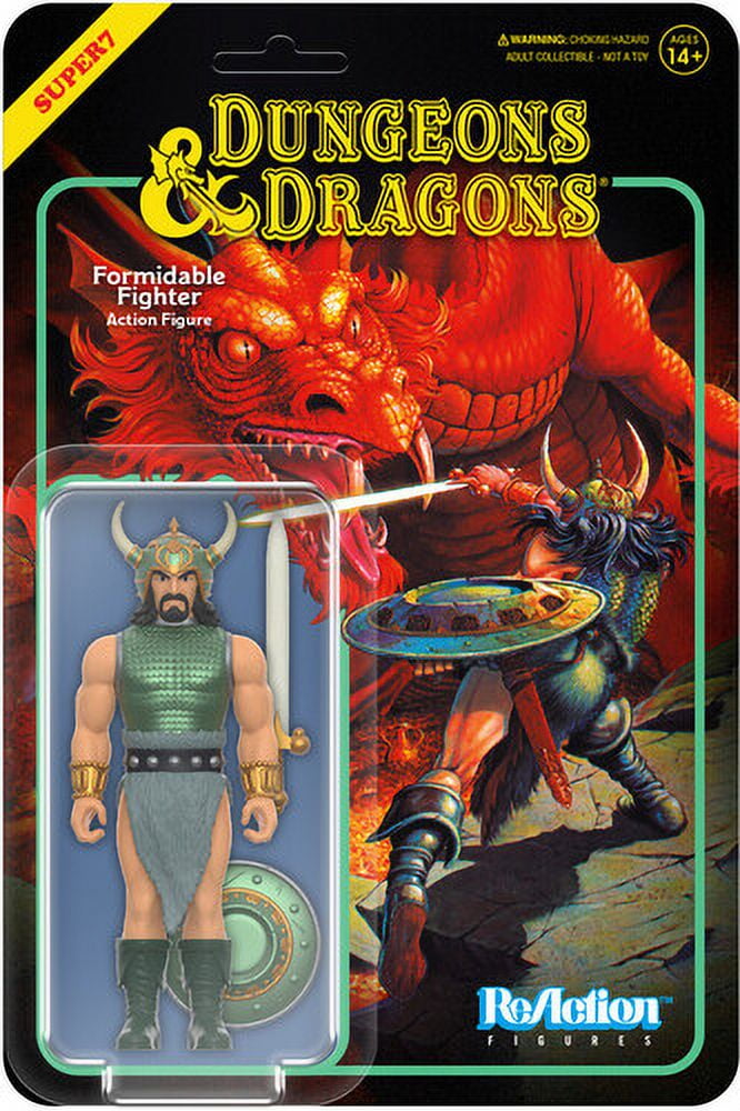 Super7 - Dungeons & Dragons - Reaction Figures Wv3 - Formidable Fighter ...