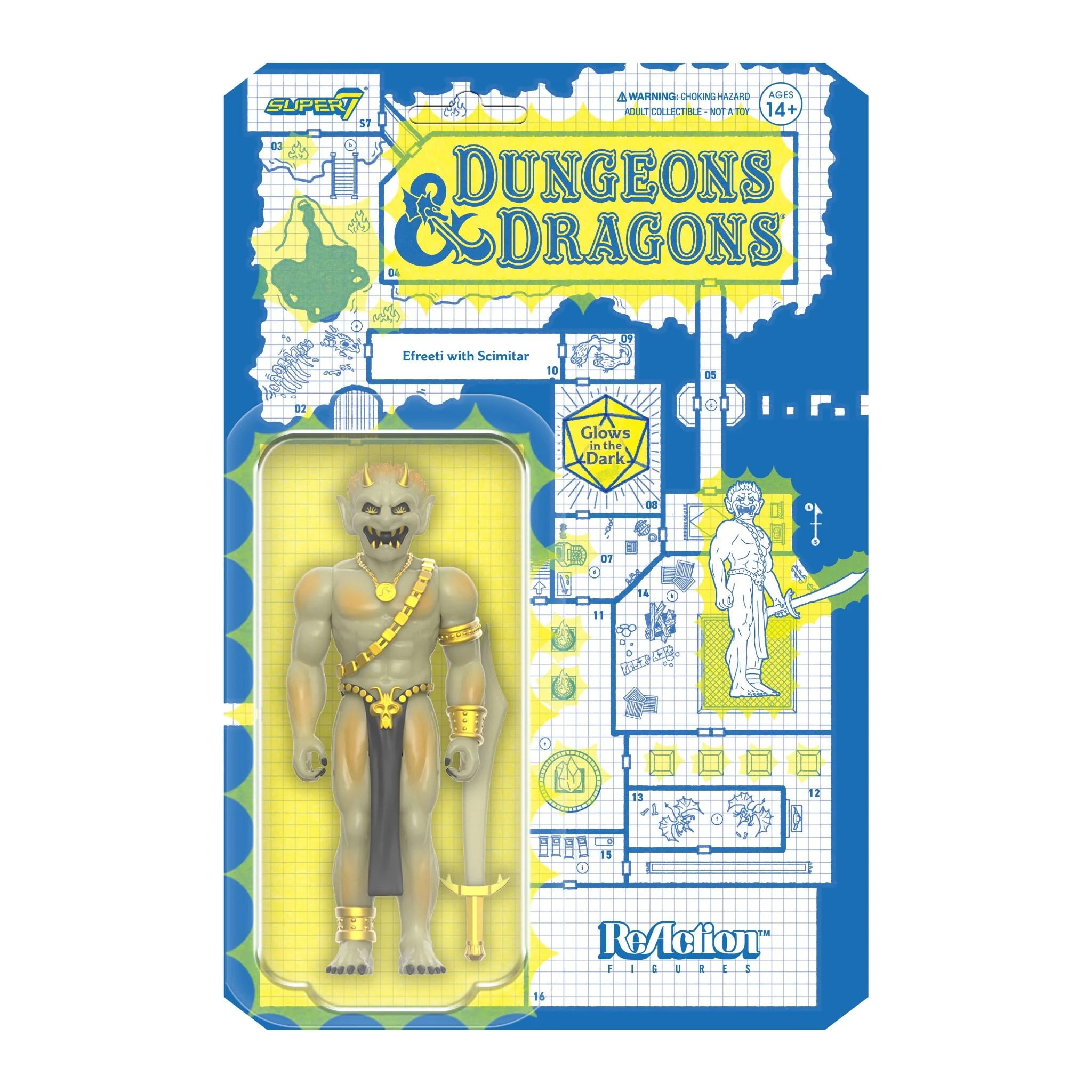Super7 Dungeons and Dragons Efreeti Glow ReAction Figure 3.75 Inch ...