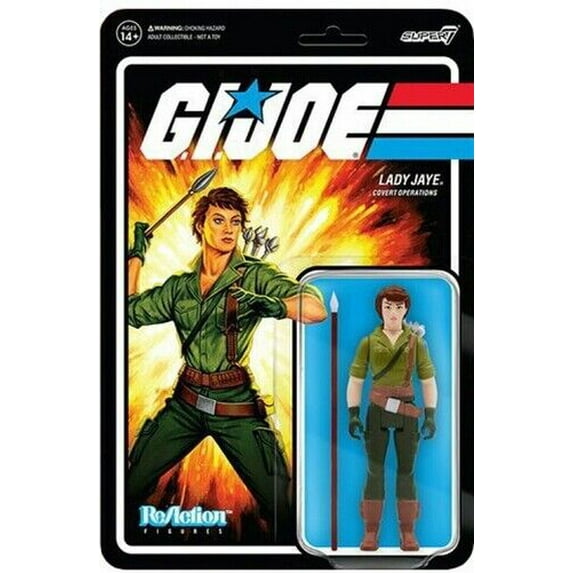 Super7 - G.I. Joe ReAction Figures Wave 2 - Lady Jaye [New Toy] Action ...