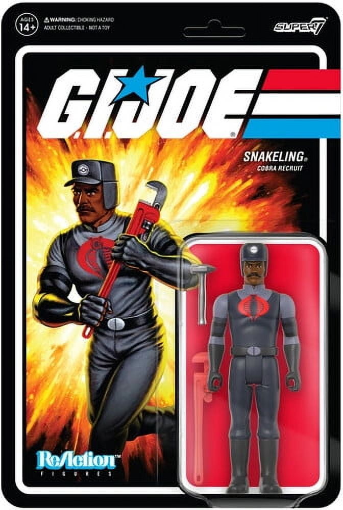Super7 - G.I. Joe - ReAction Figures Wave 3 - Cobra Snakeling Factory ...