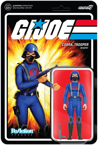 Super7 - G.I. Joe Reaction Wave 4 - Cobra Female Trooper Short Black ...