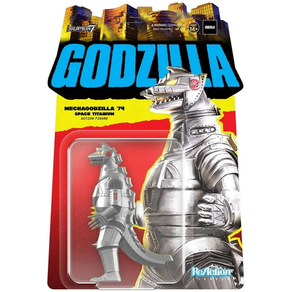 Super7 Toho ReAction Figure, Mechagodzilla 1974, Space Titanium Paint ...