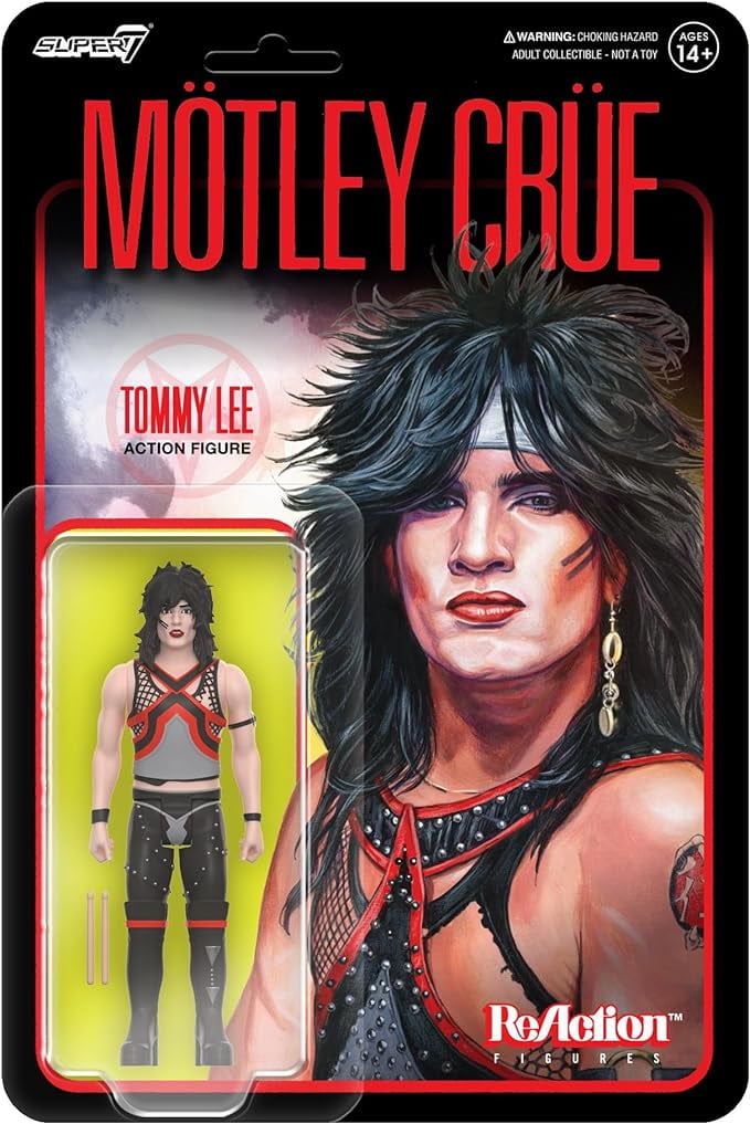 Super7 Motley Crue Tommy Lee (Shout at The Devil) - 3.75" Action Figure ...