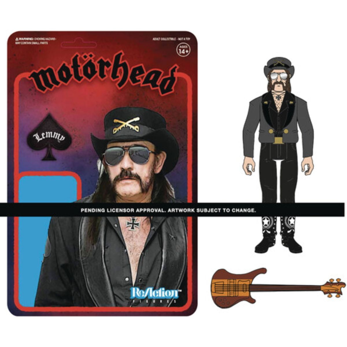 Super7 - Motorhead ReAction Figure - Lemmy Modern Cowboy (Collectible ...
