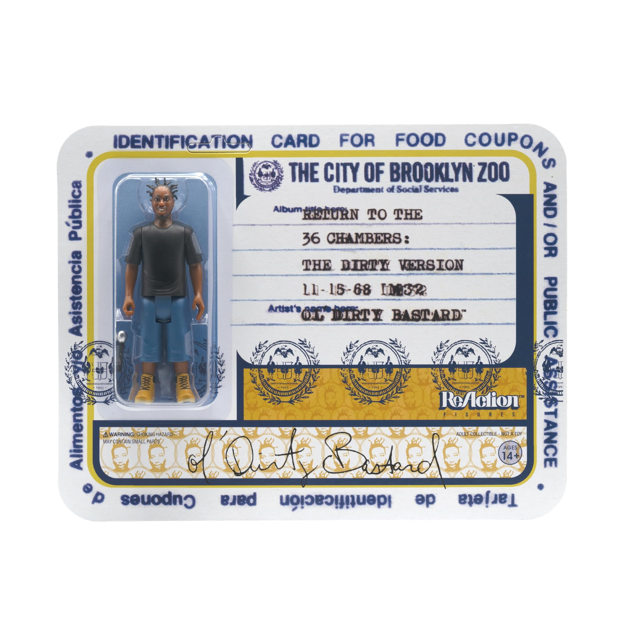 Super7 ODB (Return to The 36 Chambers) KMC2- 3.75" ODB Action Figure ...