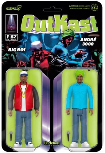 Super7 - Outkast - Reaction Figures Wv1 - Outkast (Atliens), Super7, Gifts - Walmart.com