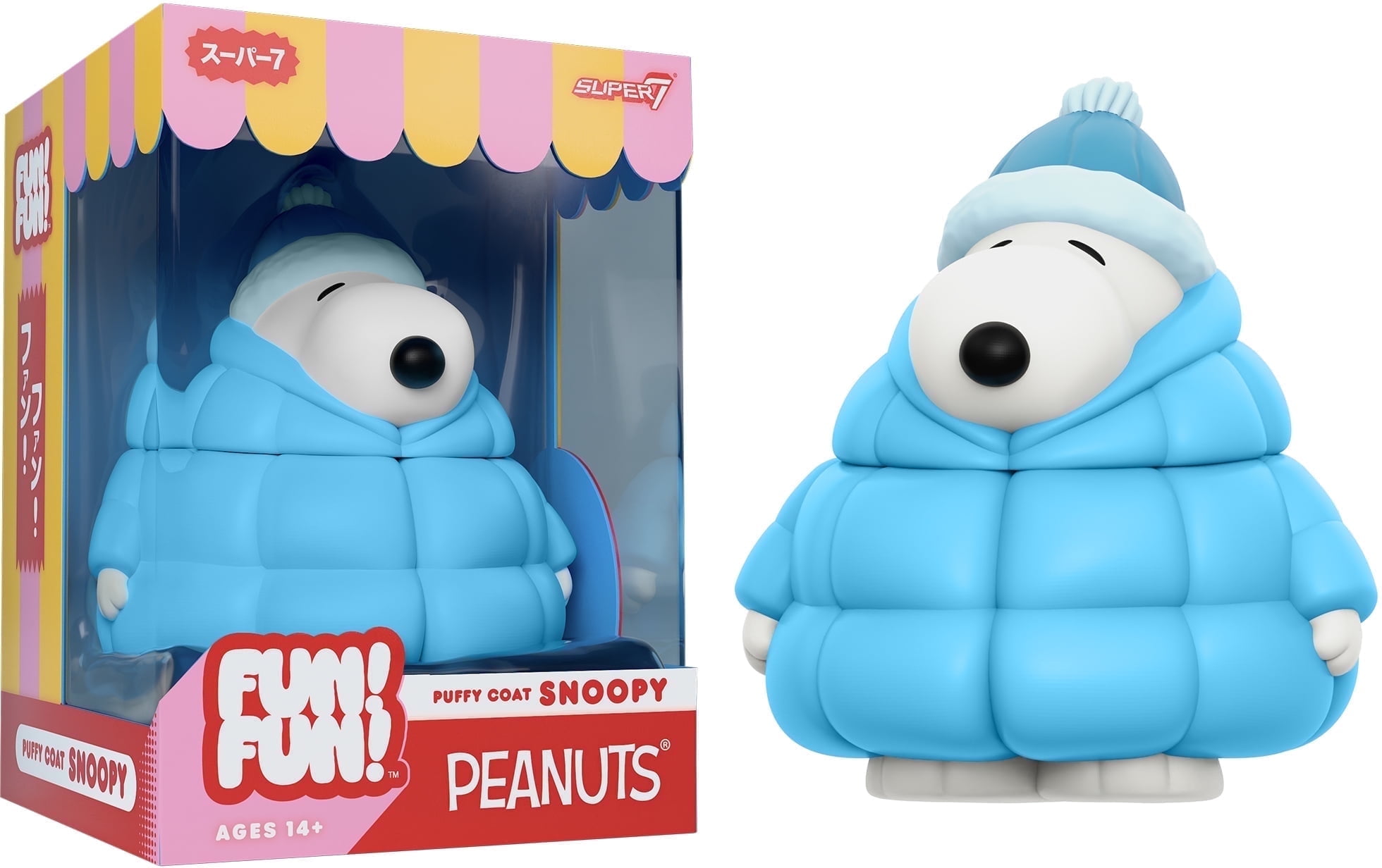 Super7 Peanuts Fun! Fun! Wave 1 - Snoopy (Puffy Coat) Vinyl Figure - 5 ...