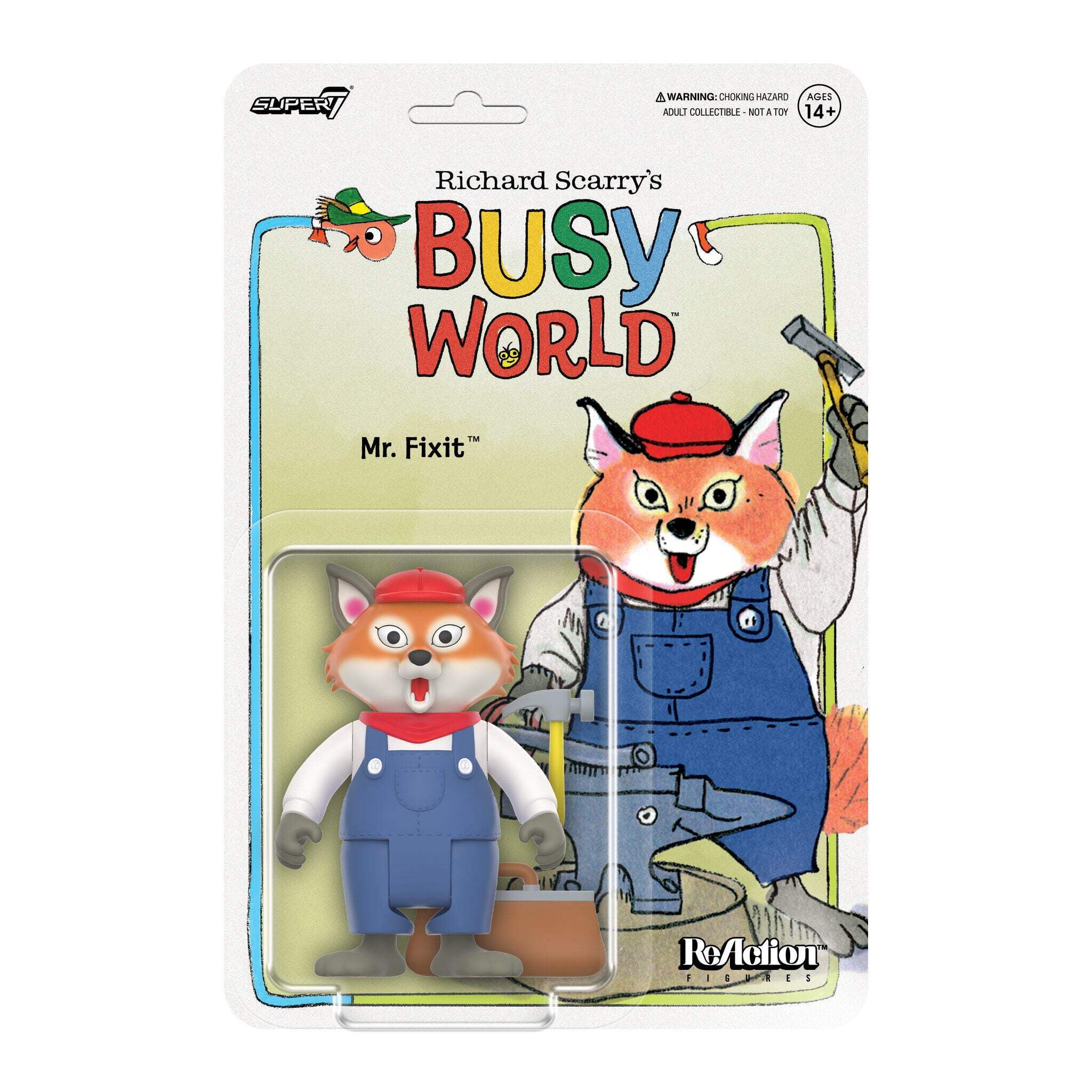 Richard Scarry ReAction Figures Wave 02 - Mr. Fixit - Walmart.com