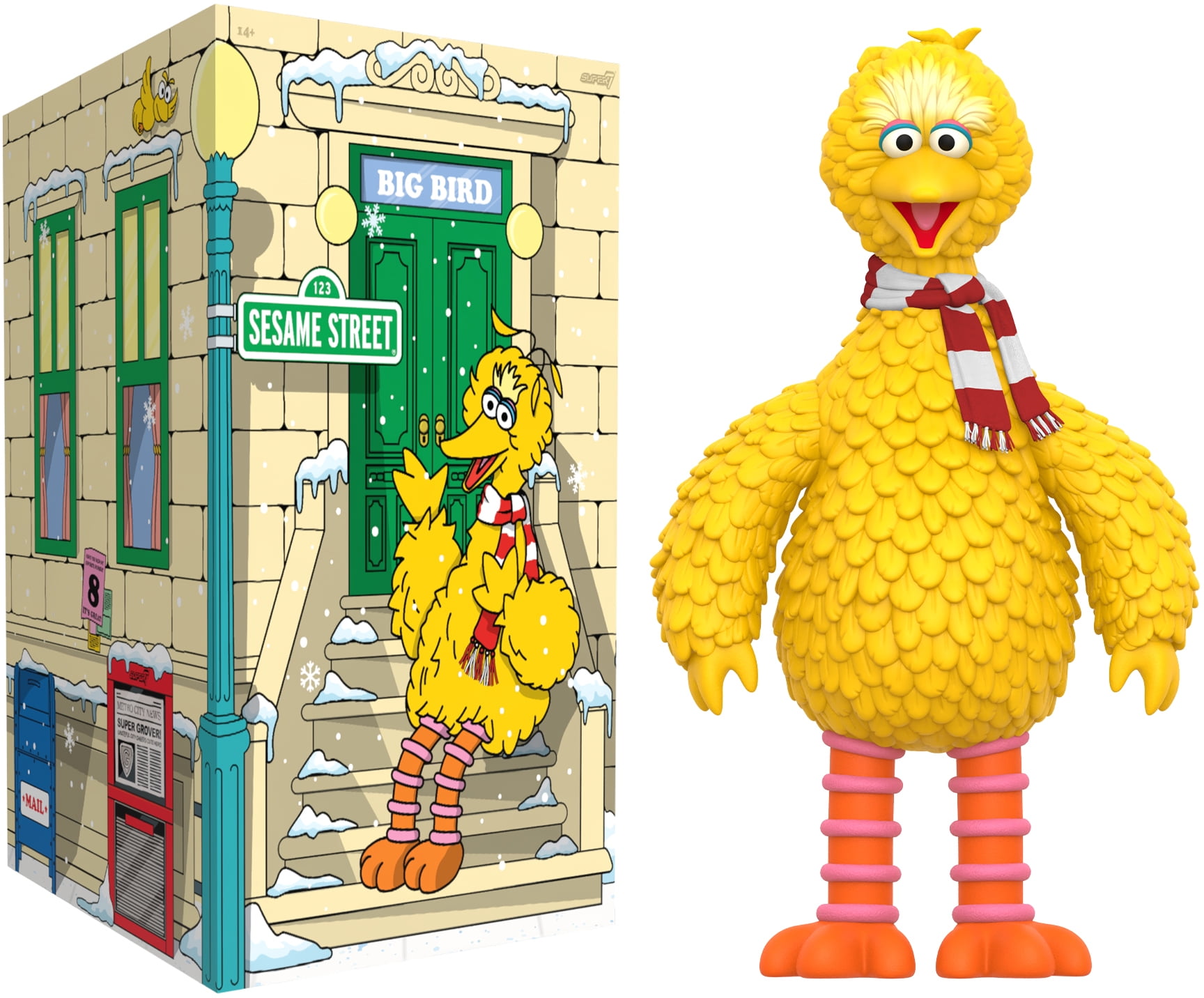 Super7 - Sesame Street - Supersize Vinyl - Big Bird - Walmart.com