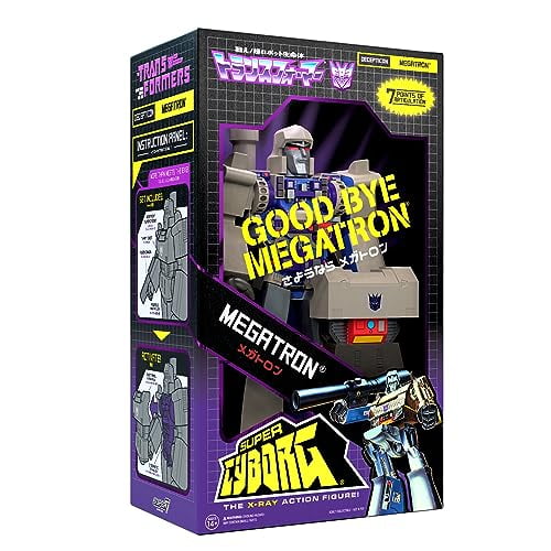 Super7 Super Cyborg Transformers Goodbye Megatron - 12" Transformers ...