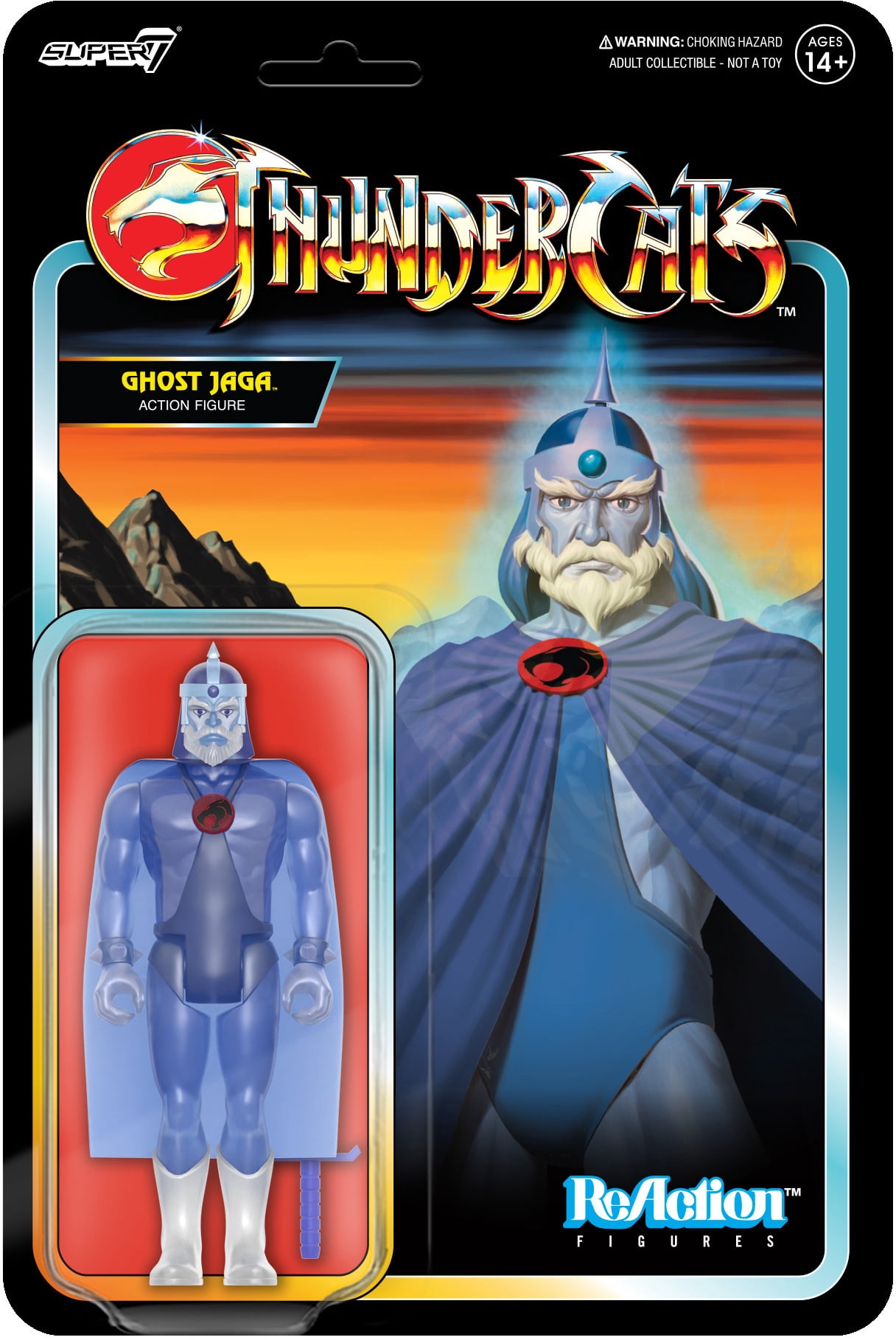 Super7 - Thundercats - ReAction Wave 5 - Ghost Jaga - Walmart.com