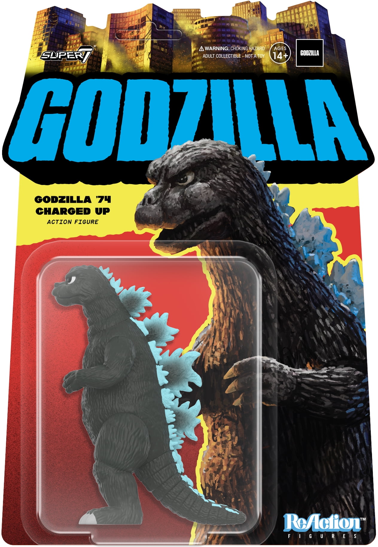 Super7 - Toho - ReAction Figures Wv6 - Godzilla 1974 Charged Up ...