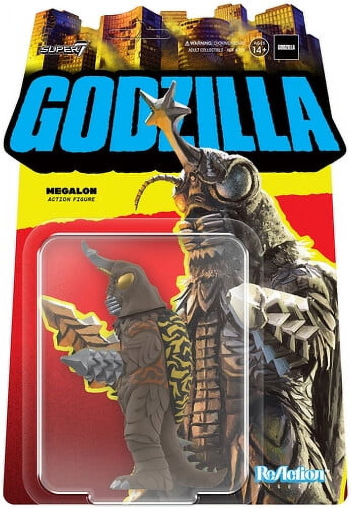 Super7, Megalon Action Figure, 3.75-Inch Collectible, Godzilla vs ...