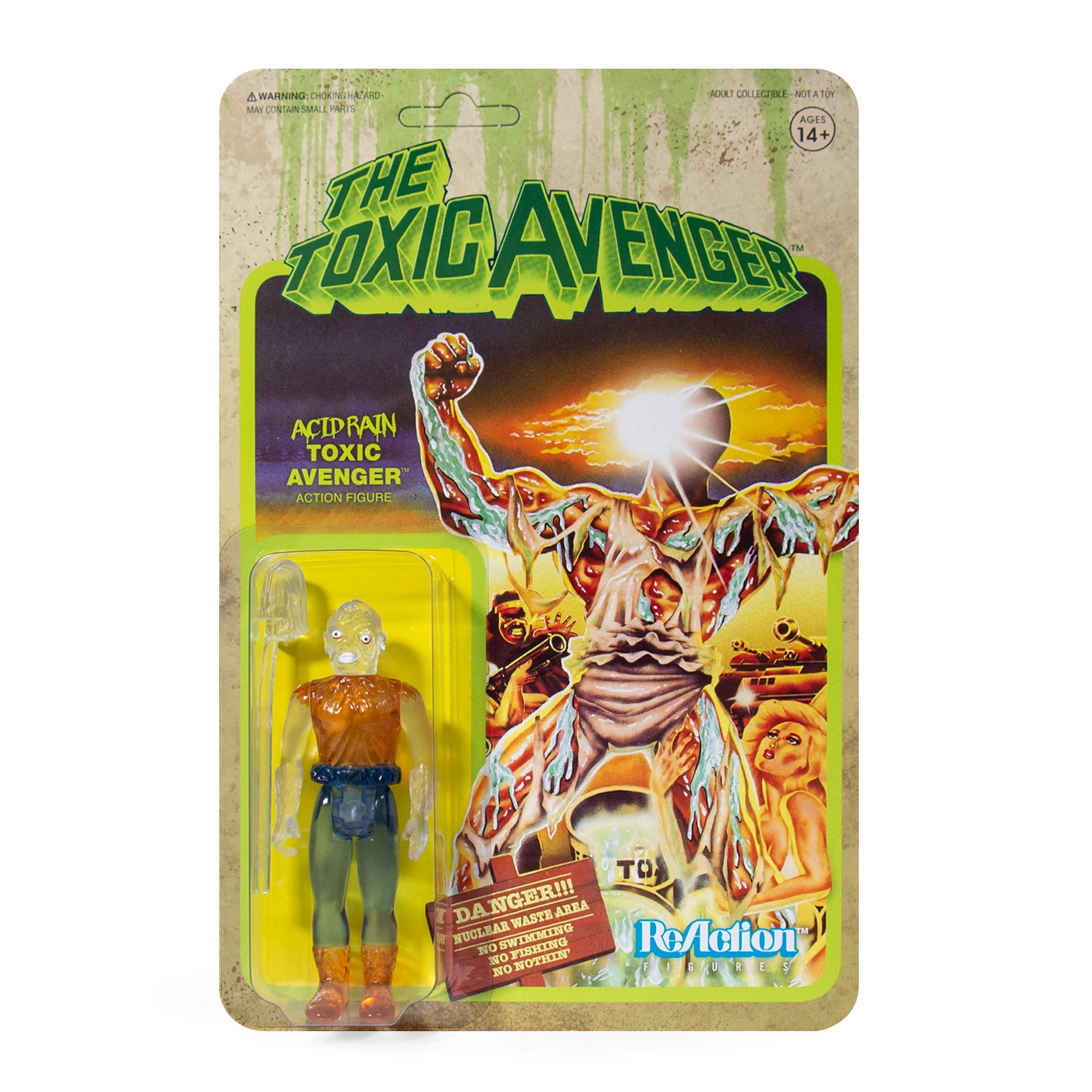 Super7 Toxic Avenger ReAction Figure - Acid Rain Toxic Avenger 3.75 ...
