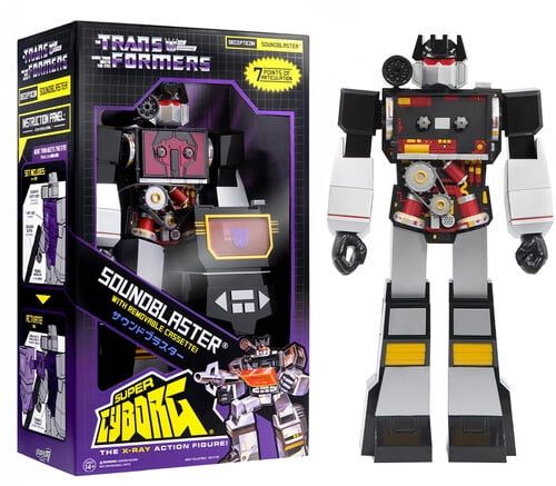 Super7 - Transformers - Super Cyborg - Soundwave (Soundblaster), Super7 ...