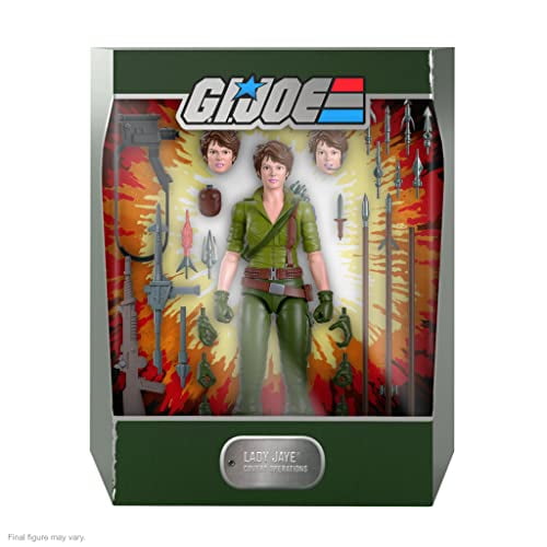 Super7 ULTIMATES! G.I. Joe Lady Jaye - 7" G.I. Joe Action Figure with ...