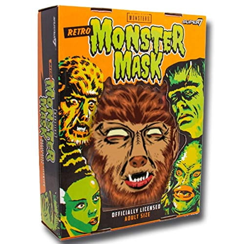 Super7 - Universal Monsters Mask - Wolfman (Brown) [COLLECTABLES ...
