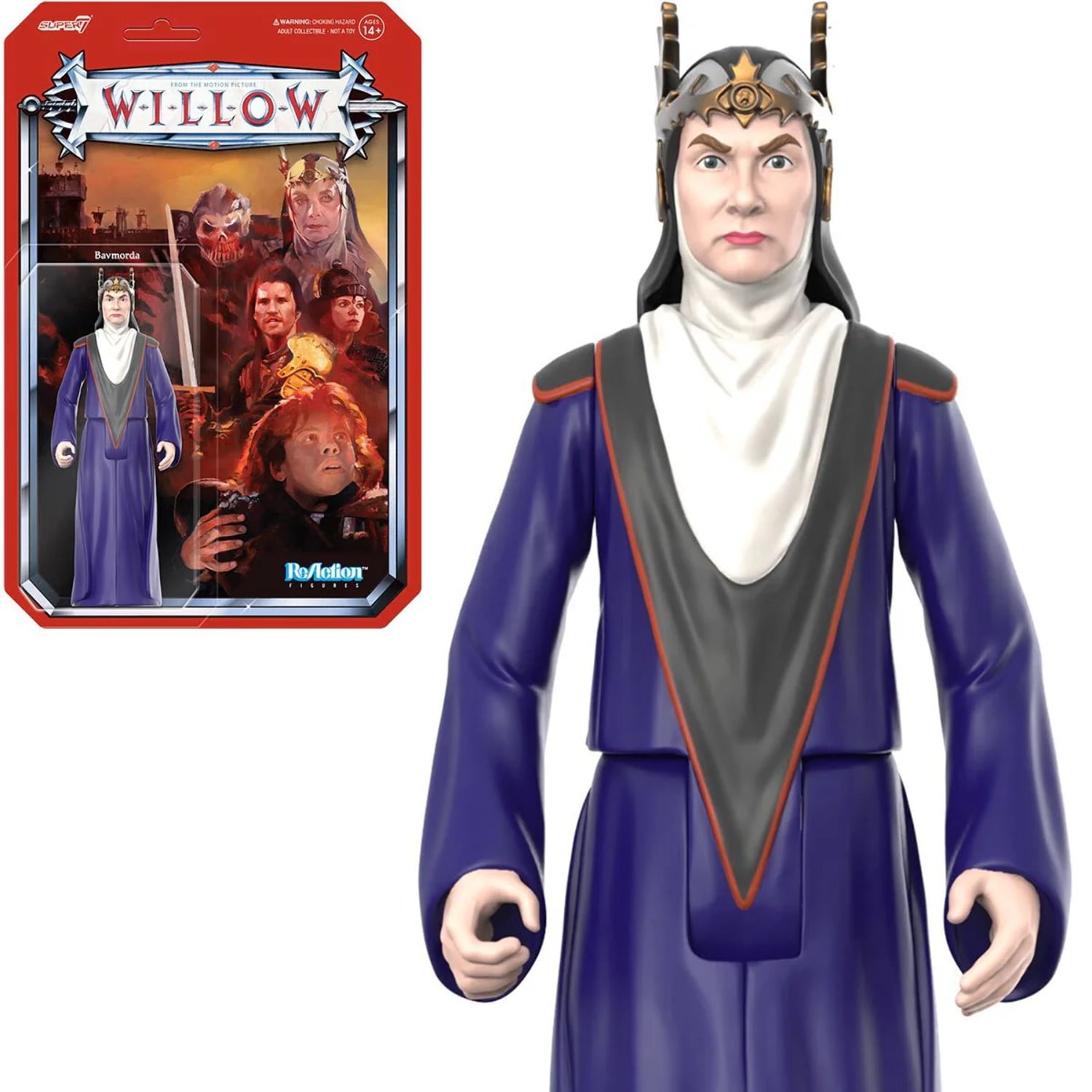 Willow Queen Bavmorda 3 3/4-Inch ReAction Figure - Walmart.com