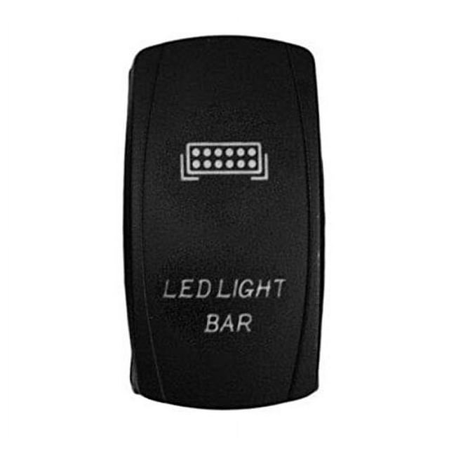 SuperATV 12V/20A Momentary Off|Road Rocker Switch for LED Light Bar ...