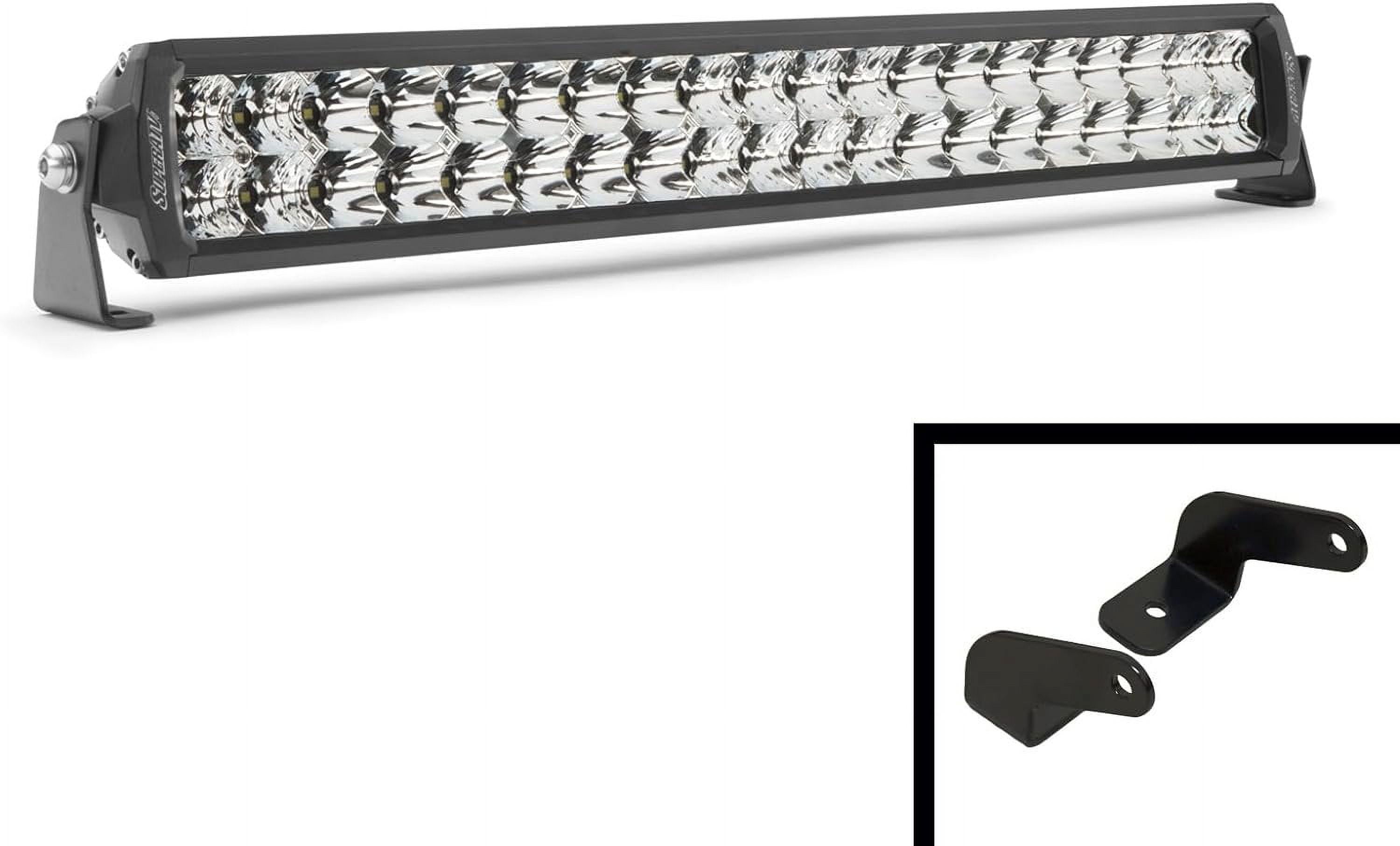 SuperATV 50" Straight Double-Row LED Light Bar Includes Low Profile ...
