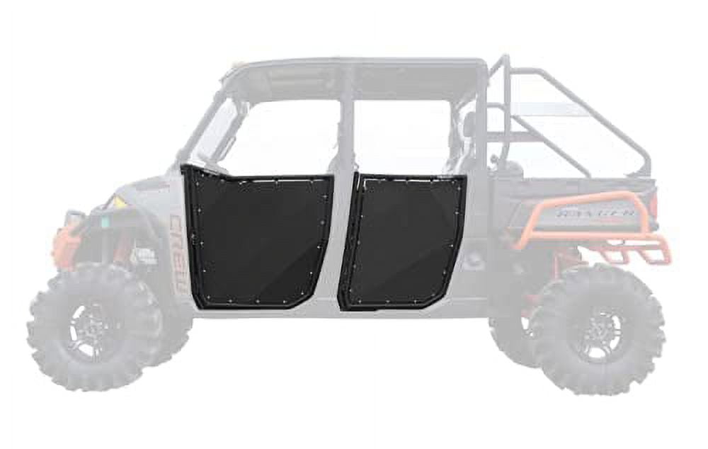 SuperATV Aluminum Half Doors for 2013+ Polaris Ranger XP 900 Crew|Front ...